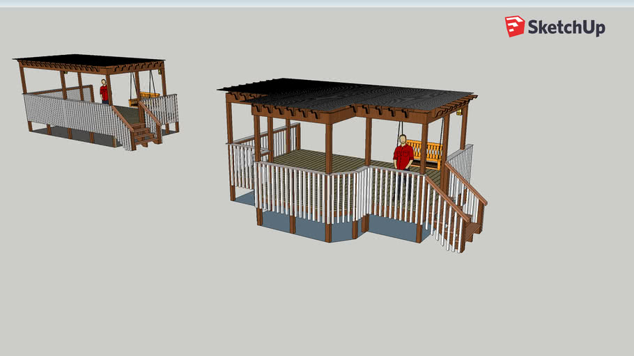 Front Porch Wood | 3D Warehouse