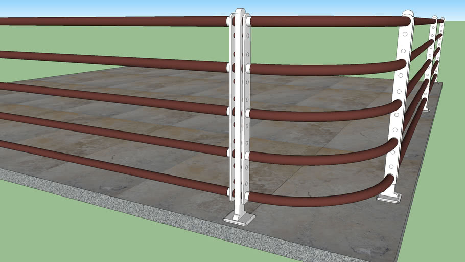 Modern Style Railing | 3D Warehouse