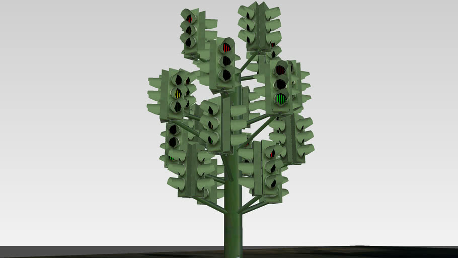 The Traffic Light Tree | 3D Warehouse