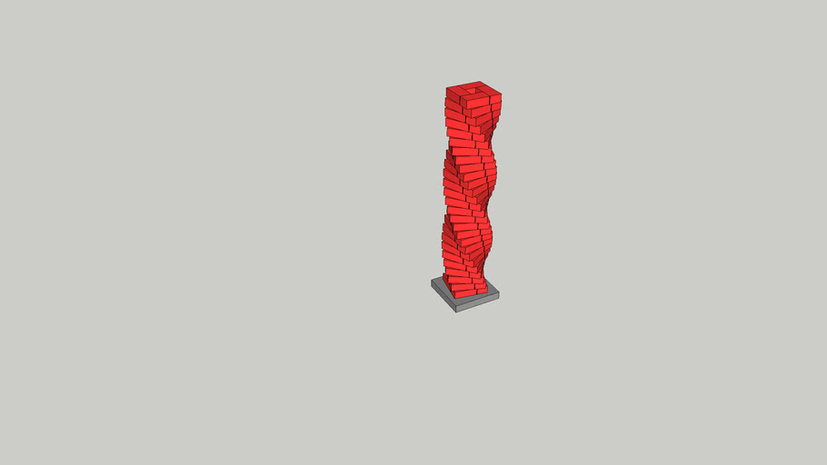 TWISTED BRICK COLUMN | 3D Warehouse