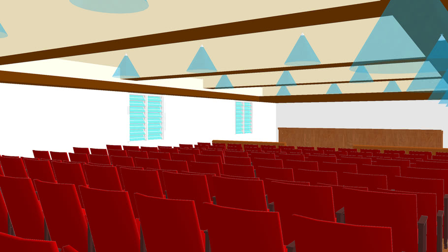 Lecture Hall design by shehab khater | 3D Warehouse