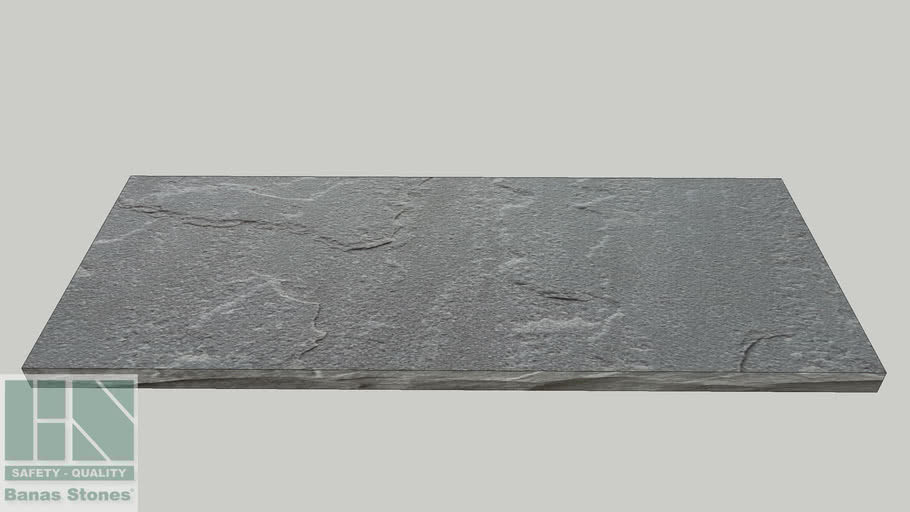 Banas Stones Natural Jumbo Slabs - 24' x 60' - Banas Dove Grey | 3D ...