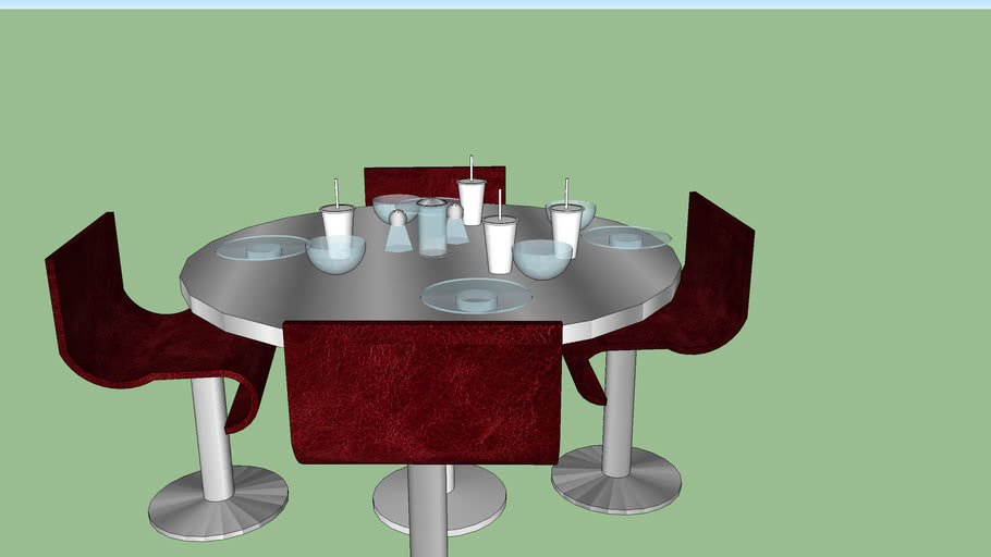 Breakfast Table | 3D Warehouse