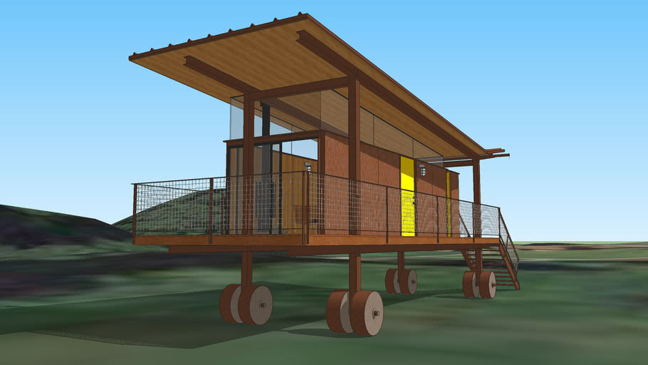 Olson Kundig Rolling Hut 2008 | 3D Warehouse