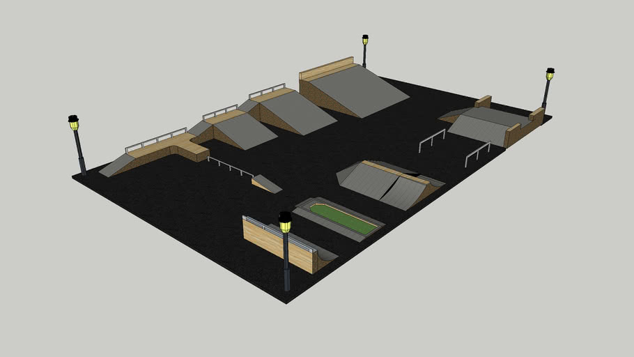 Skateboarding Area | 3D Warehouse