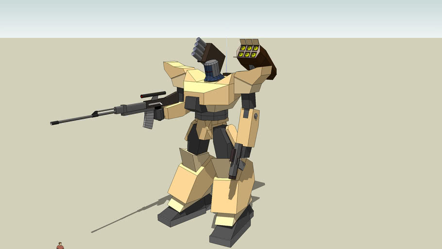 Robot mech sniper | 3D Warehouse