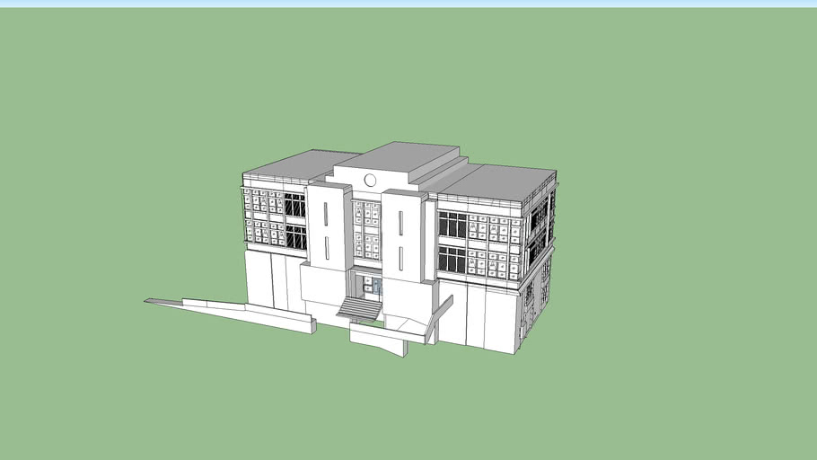 Bishop-Favrao Hall Virginia Tech | 3D Warehouse