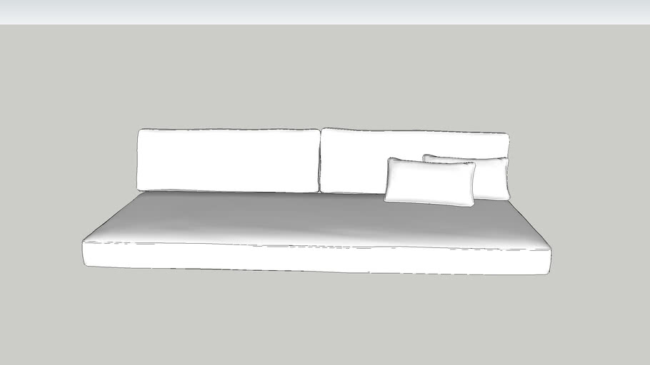 Estofado Almofada Simples | 3D Warehouse