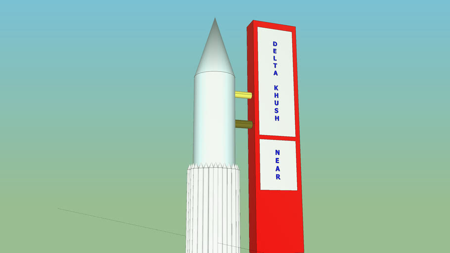 Rocket Delta II | 3D Warehouse
