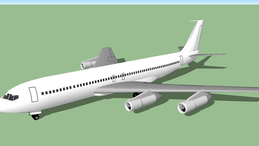 Template - Boeing 707-320B | 3D Warehouse
