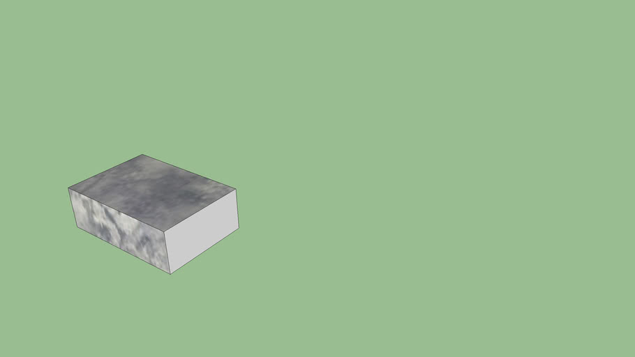 4x8x12 Stone Block | 3D Warehouse