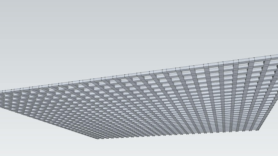 Teto metálico | 3D Warehouse