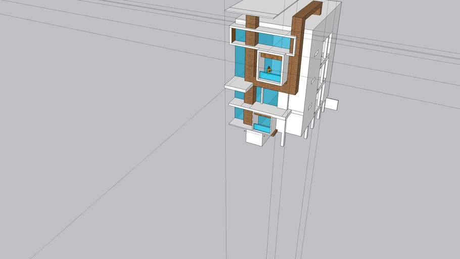 Fachada3D-Edificio2(GabrielMerino) | 3D Warehouse