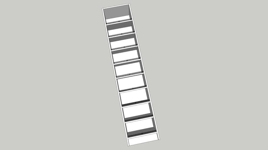 Closet Oasis Shoe Tower 86x24x14 | 3D Warehouse