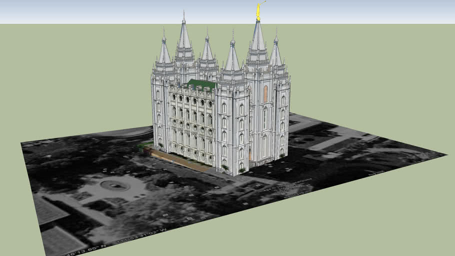 salt lake city temple | 3D Warehouse