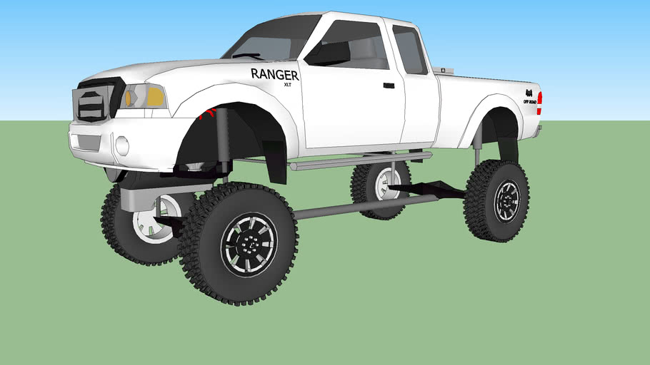 Jacked-Up Ford Ranger | 3D Warehouse