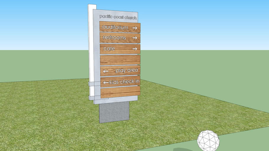 Exterior Wayfinding | 3D Warehouse