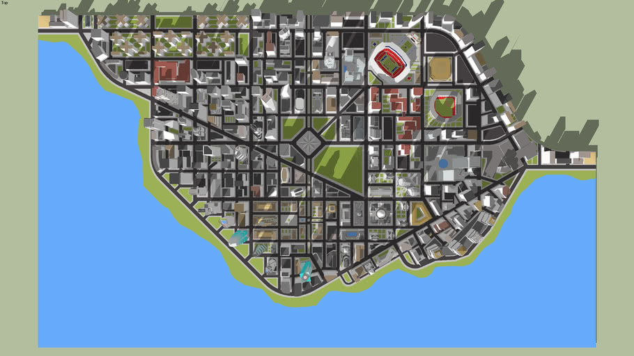 New Virtual City Plan | 3D Warehouse