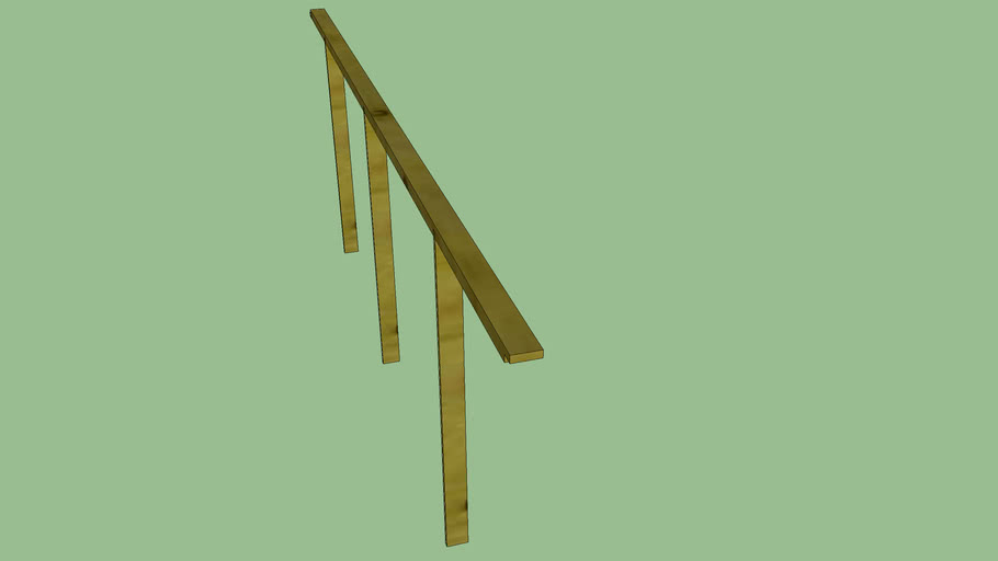 Wooden Rail | 3D Warehouse
