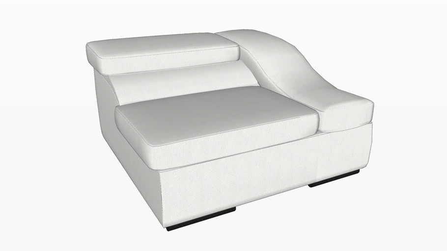 Natuzzi Wave Sofa 2547 002 | 3D Warehouse