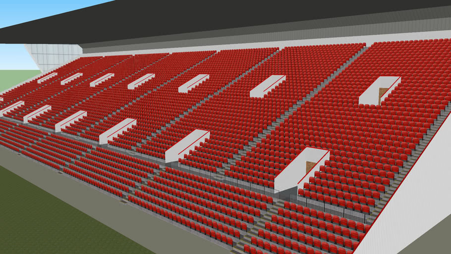 Large Football Stand | 3D Warehouse
