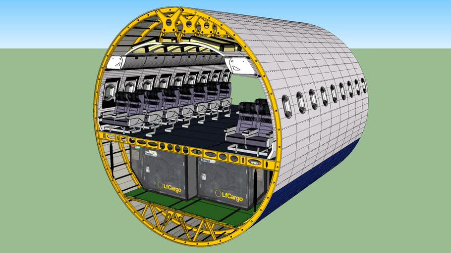 Airplane Section | 3D Warehouse