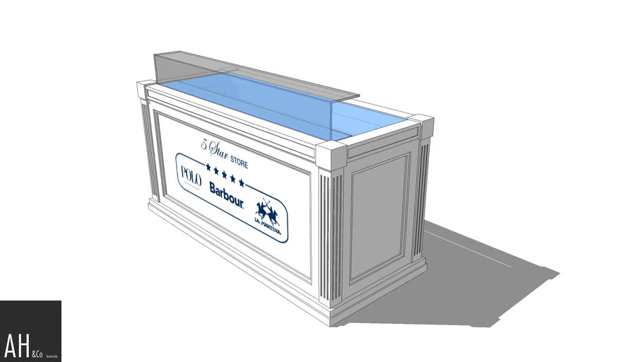 Display Table - Cashier Desk | 3D Warehouse
