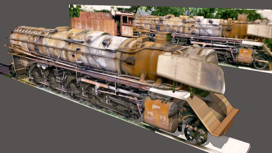 '- Locomotives - by Mylyn 'BR 45 010'... 'DESTROYED'...1st Stage of 2 ...