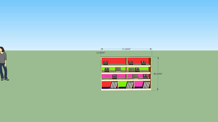 book rack | 3D Warehouse