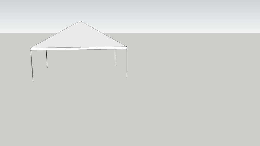 Qeddah Khemah 20ft x 20ft | 3D Warehouse