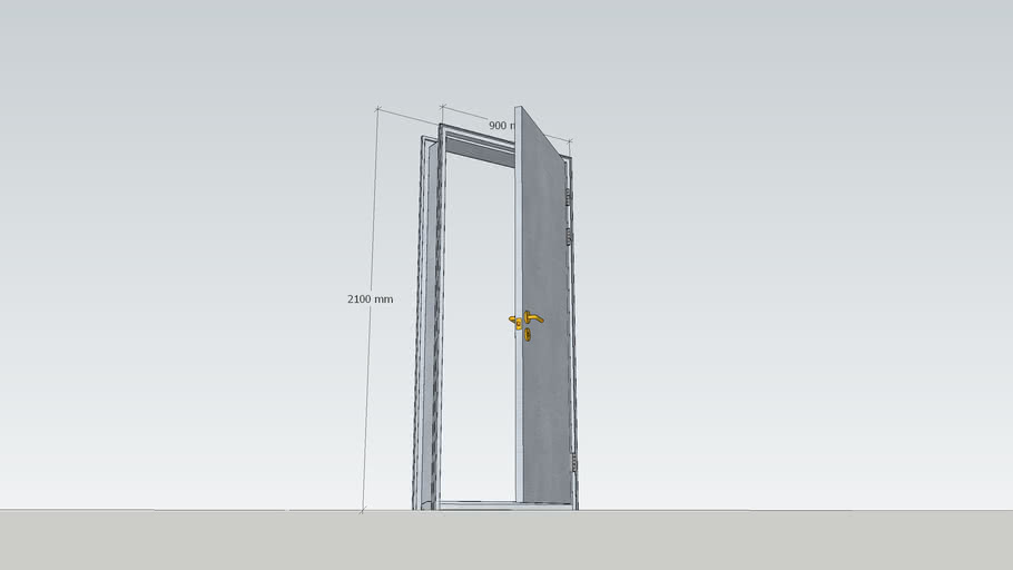 FSD Door - N | 3D Warehouse