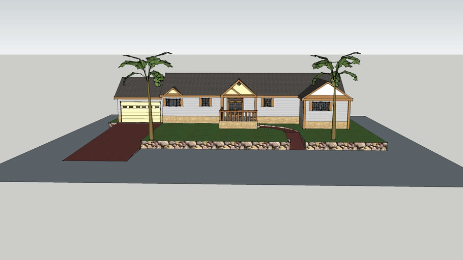my mobile home DOUBLE WIDE MOBILE HOME | 3D Warehouse