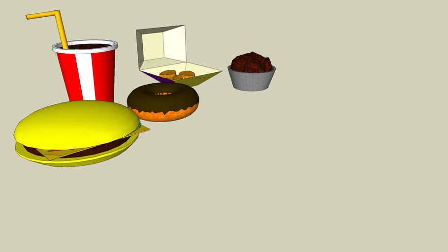 fast food | 3D Warehouse