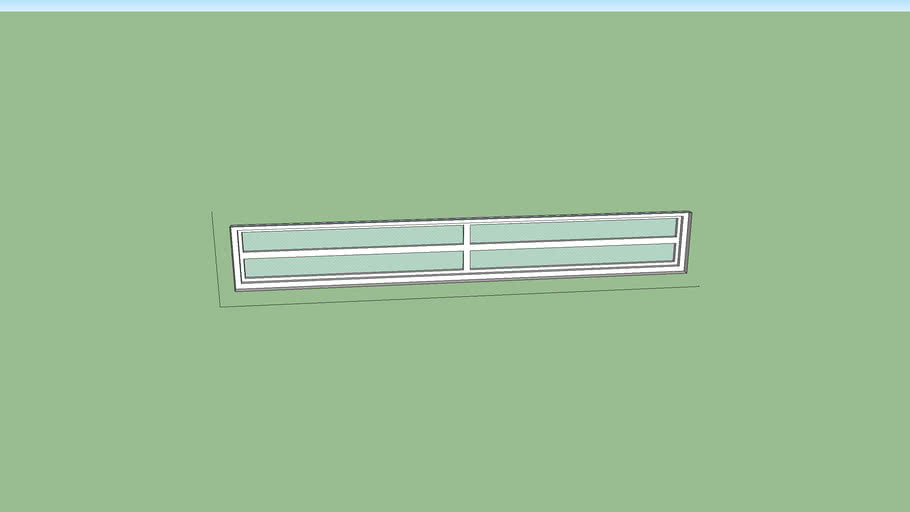 long basic window | 3D Warehouse