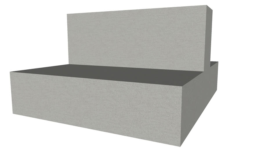 Continuous Footing 60inx12in - Detailed | 3D Warehouse