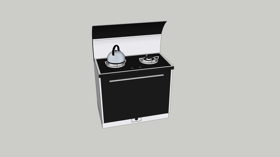Integrated stove | 3D Warehouse