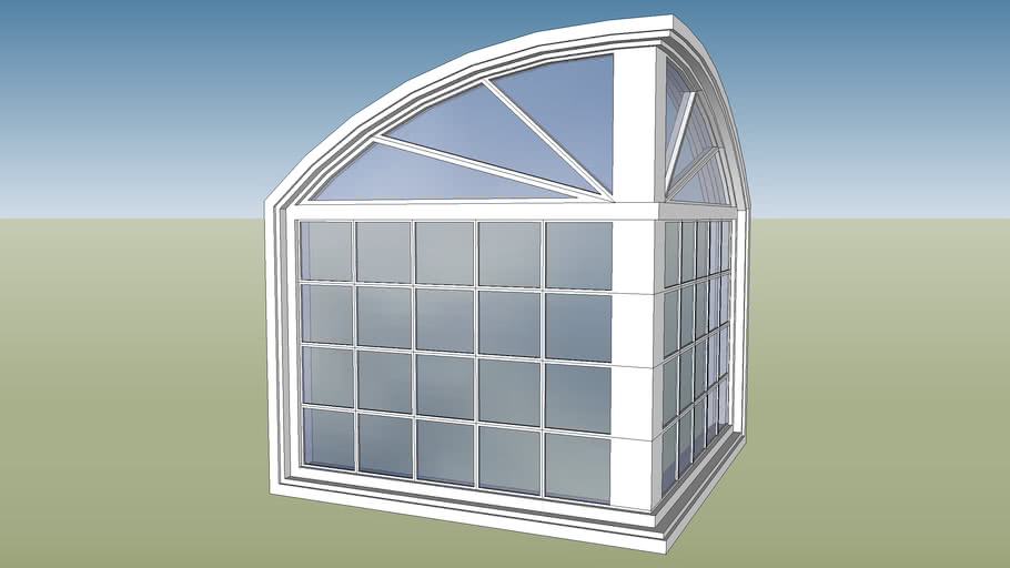 arch corner window | 3D Warehouse