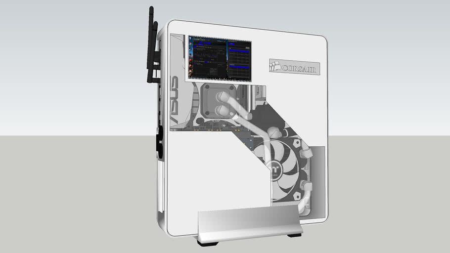 Node 202 Small Gaming PC (redone) | 3D Warehouse