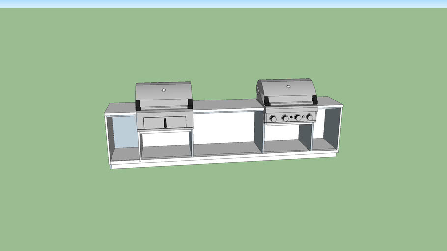 outdoor kitchen basic | 3D Warehouse