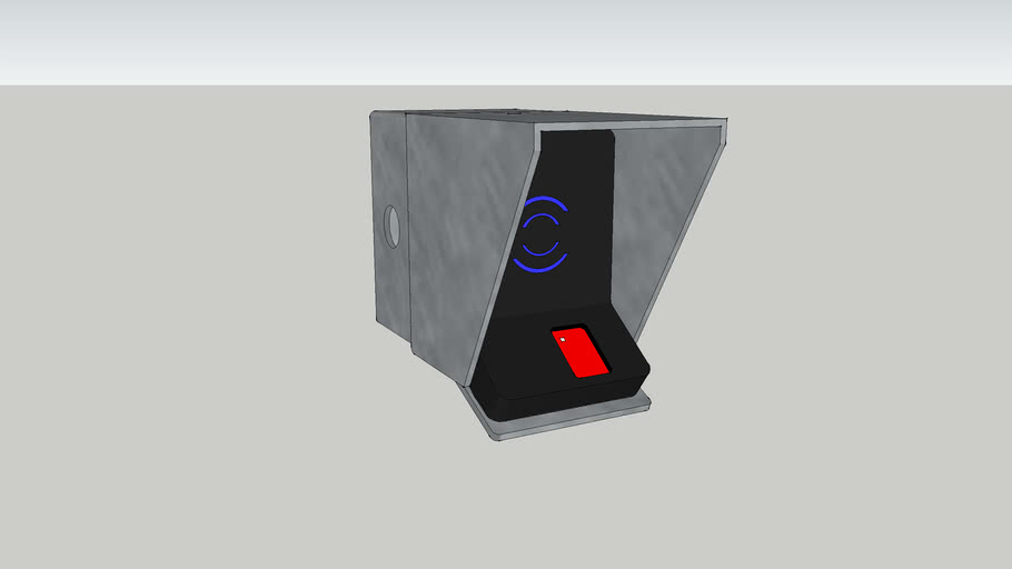 Biometric Reader with Outdoor Housing | 3D Warehouse