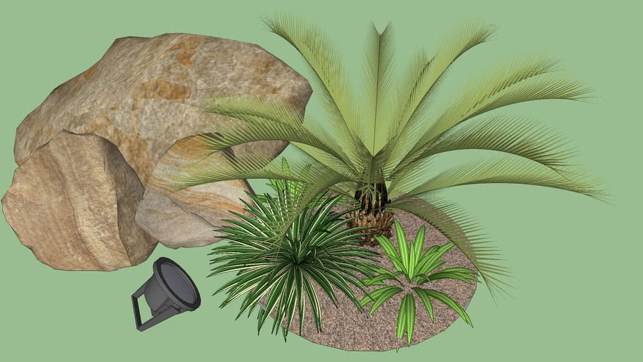 ROCK AND TREE | 3D Warehouse