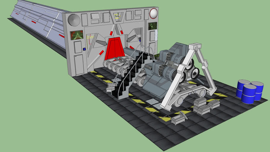 Battlestar Galactica Viper Launch Tube | 3D Warehouse