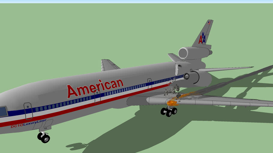 American Airlines Flight 191 (May 25, 1979) | 3D Warehouse