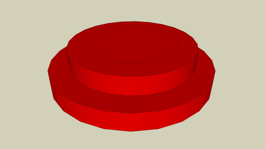 Generic Happs-style classic arcade push button | 3D Warehouse