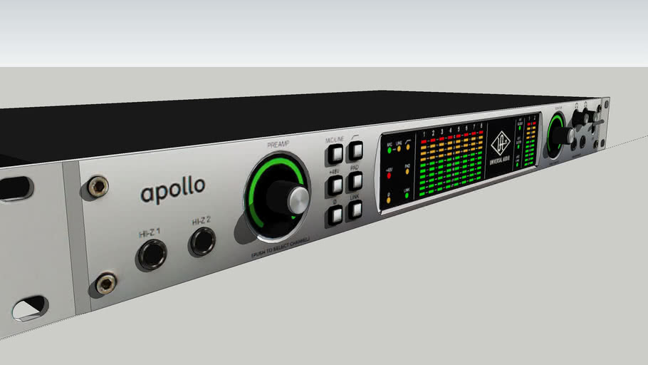 UAD Apollo Quad Silver | 3D Warehouse