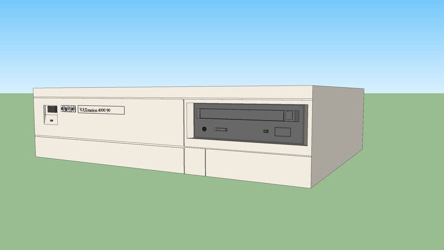 Digital (DEC) VAXstation 4000-90 workstation computer | 3D Warehouse
