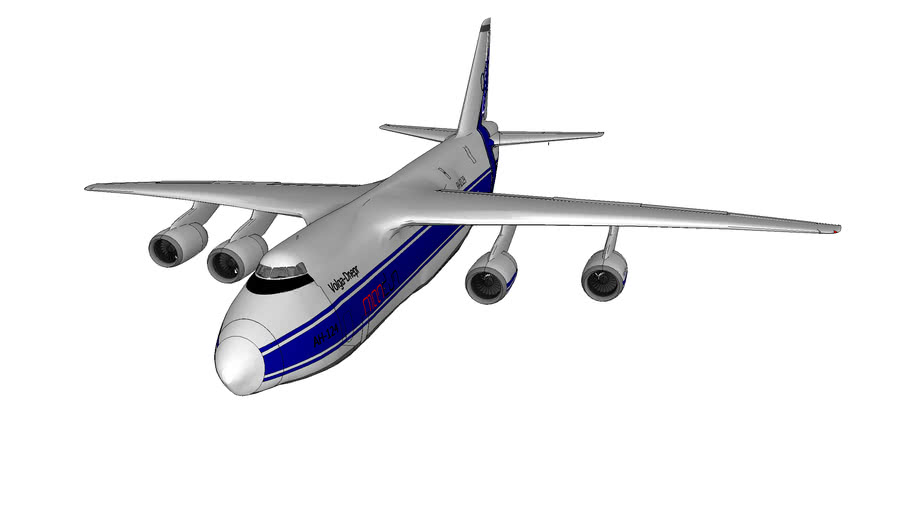 ANTONOV AN-124 RUSLAN | 3D Warehouse