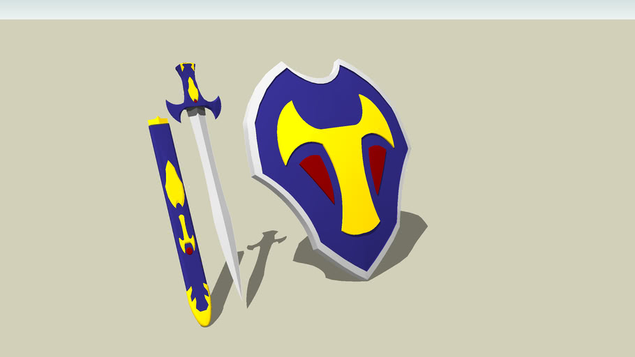 sword and shield | 3D Warehouse