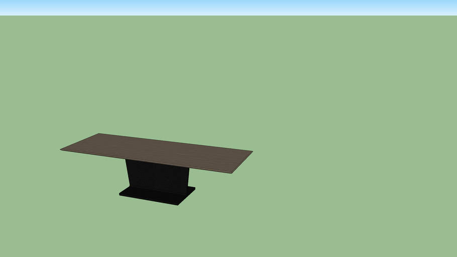 I-BEAM RECTANGULAR DINING TABLE | 3D Warehouse
