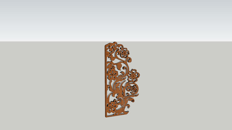 partisi ukir 2 | 3D Warehouse